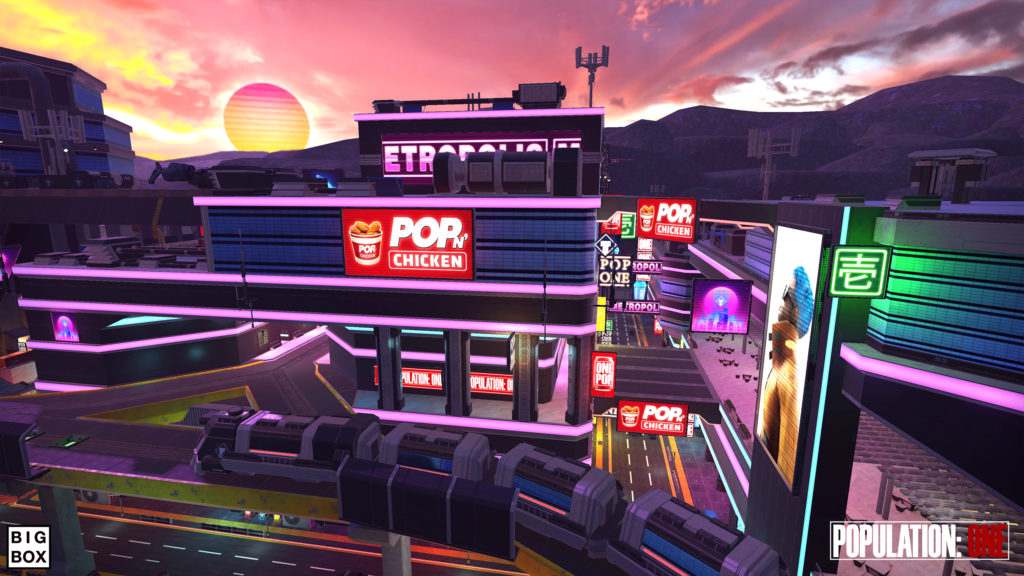 Population: One’s Metropolis Doubles as Battle Royale Map and Social ...